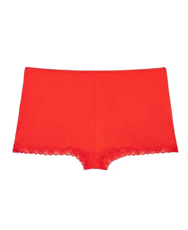 Uwila Warrior Soft Silk Lace Sleep Short - Fiery Red