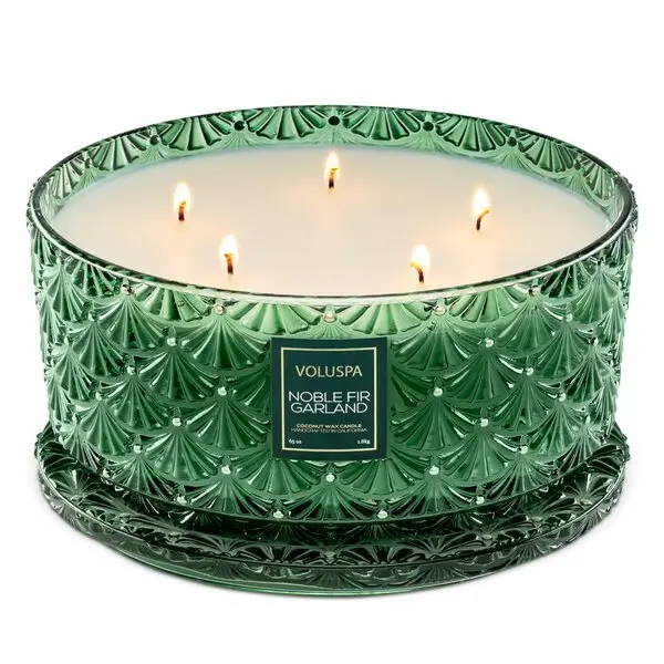 Voluspa Noble Fir Garland Centerpiece Candle 65 Oz