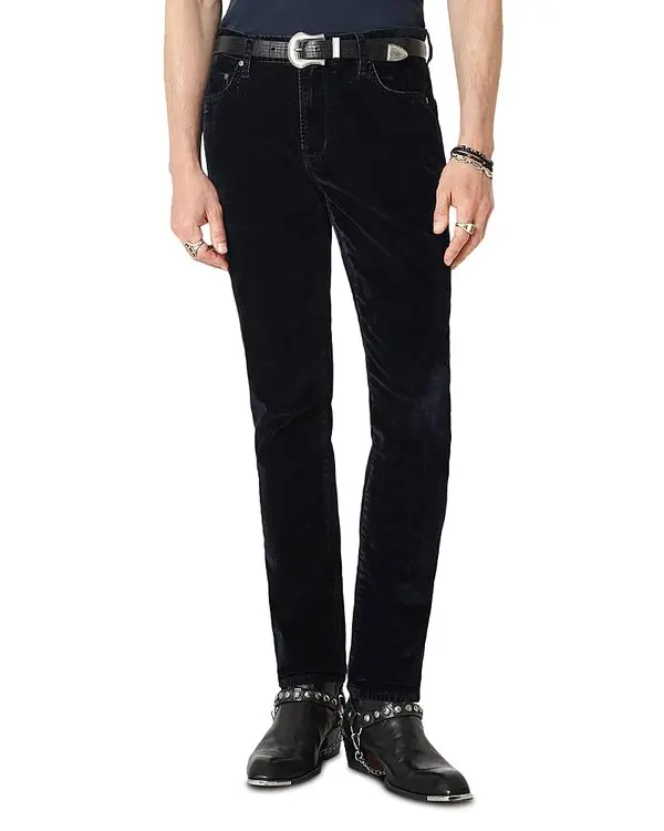 John Varvatos Pick Up Cotton Blend Slim Fit Jeans - Navy