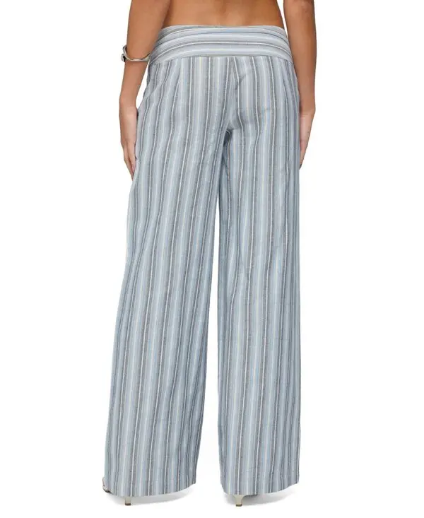 EDIKTED Chera Striped Wide Leg Pants