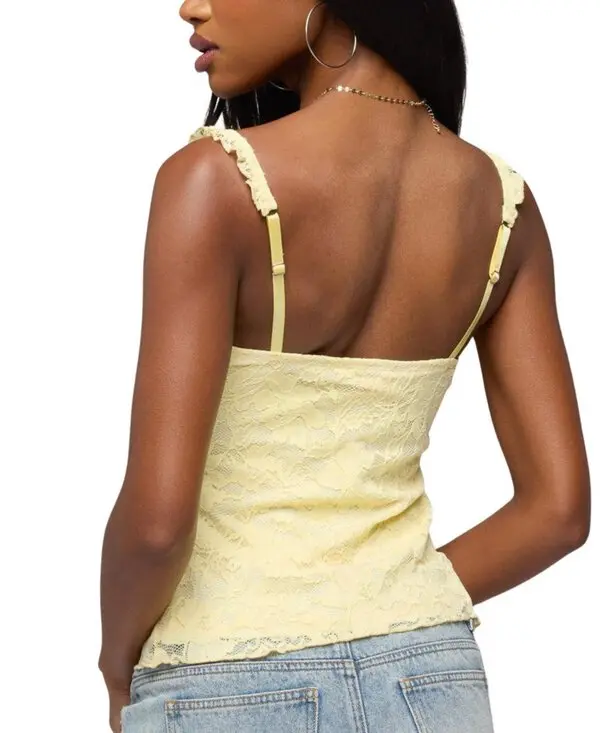 EDIKTED Frankie Lace Babydoll Tank Top