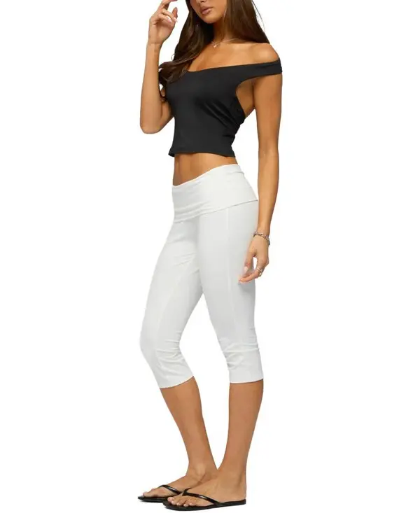 EDIKTED Xavier Off-shoulder Cutout Top