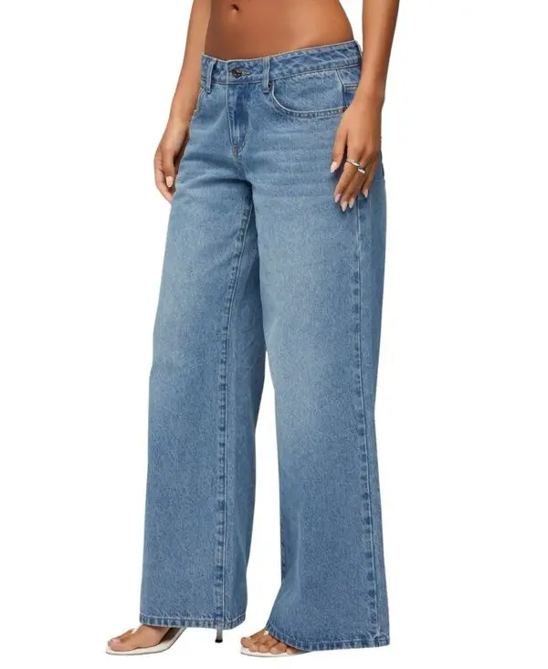 EDIKTED Low Rise Baggy Jeans