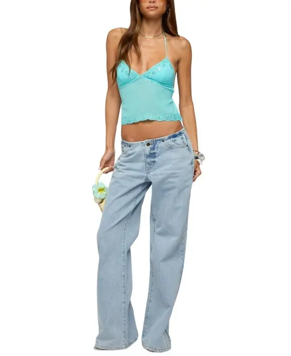 EDIKTED Veya Low Rise Baggy Jeans