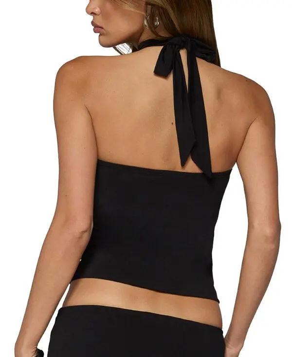 EDIKTED Chainmail Halter Top
