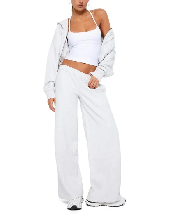 EDIKTED Dafni Scoop Neck Tank Top - White