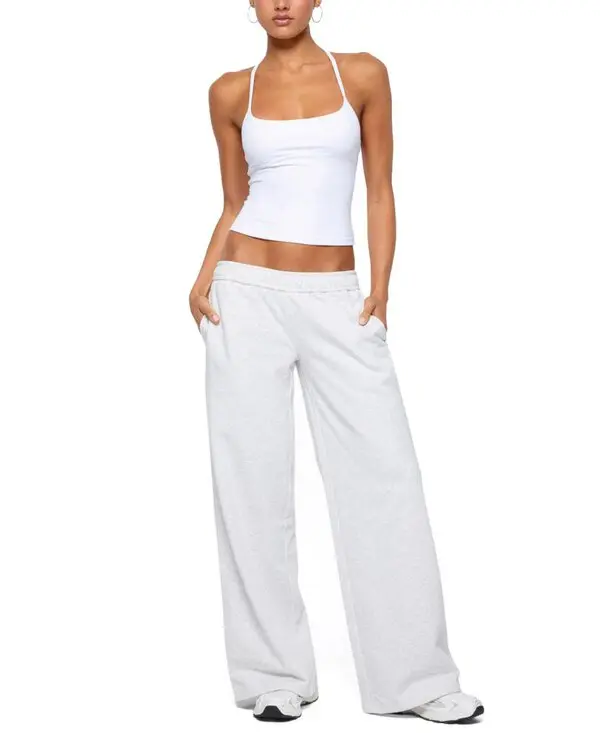 EDIKTED Dafni Scoop Neck Tank Top - White