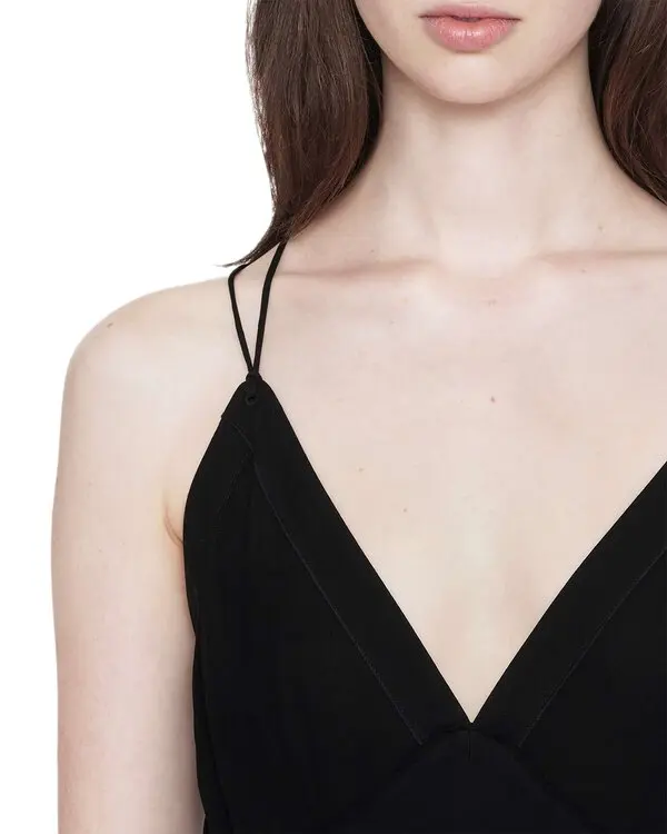 ALLSAINTS Fawn Pleated Midi Dress - Black