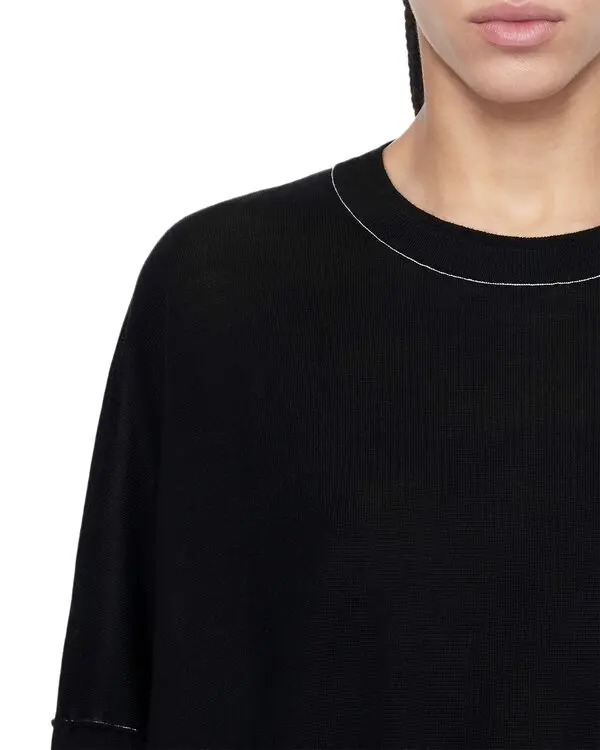 ALLSAINTS Martel Wool Crewneck Sweater - Black
