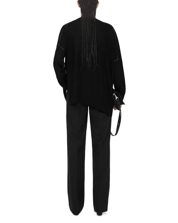 ALLSAINTS Martel Wool Crewneck Sweater - Black