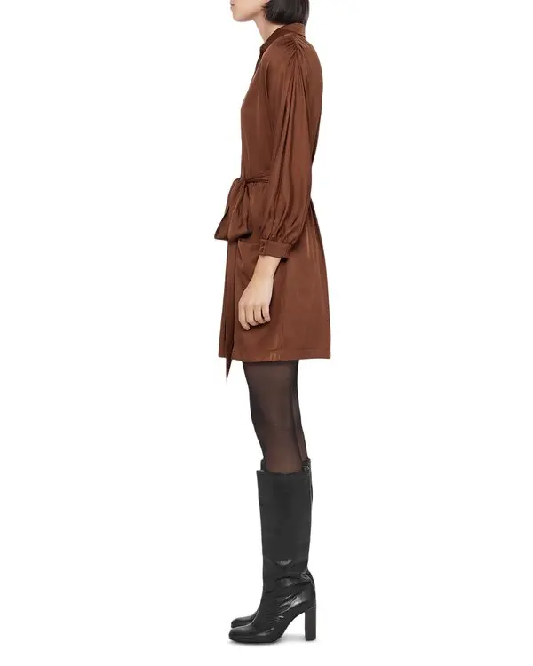 ALLSAINTS Noora Belted Shirt Dress