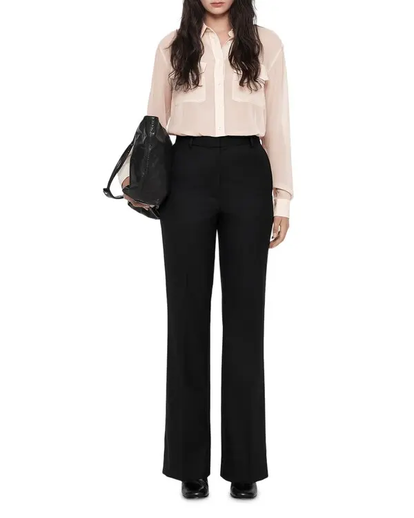 ALLSAINTS Maven Sheer Military Shirt - Sheer Oyster White