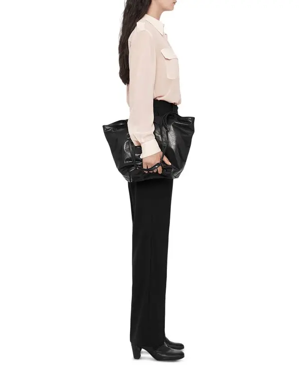 ALLSAINTS Maven Sheer Military Shirt - Sheer Oyster White