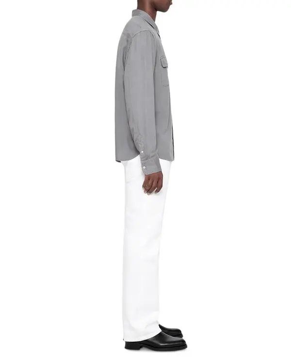 ALLSAINTS Bond Long Sleeve Shirt - Cloud Grey