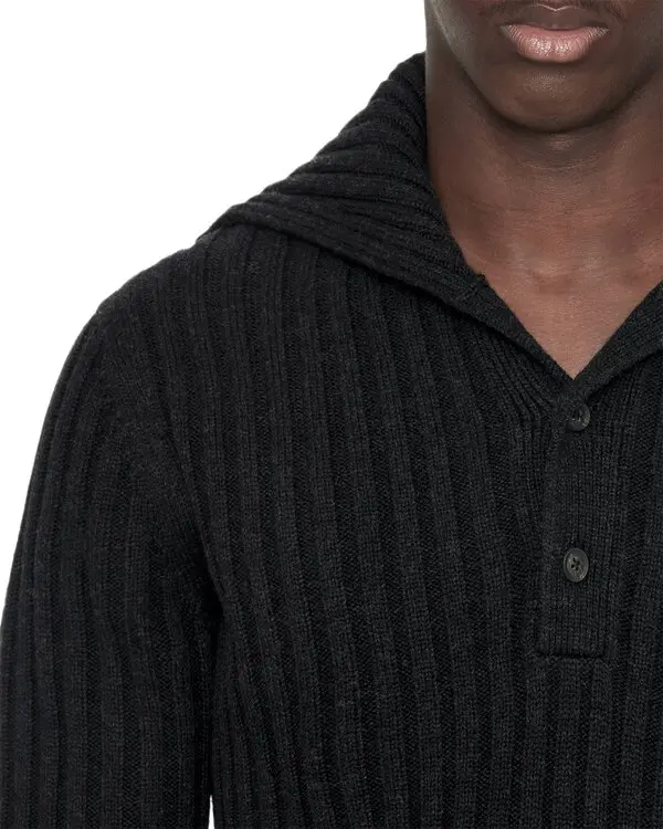 ALLSAINTS Liev Wool Blend Funnel Neck Sweater