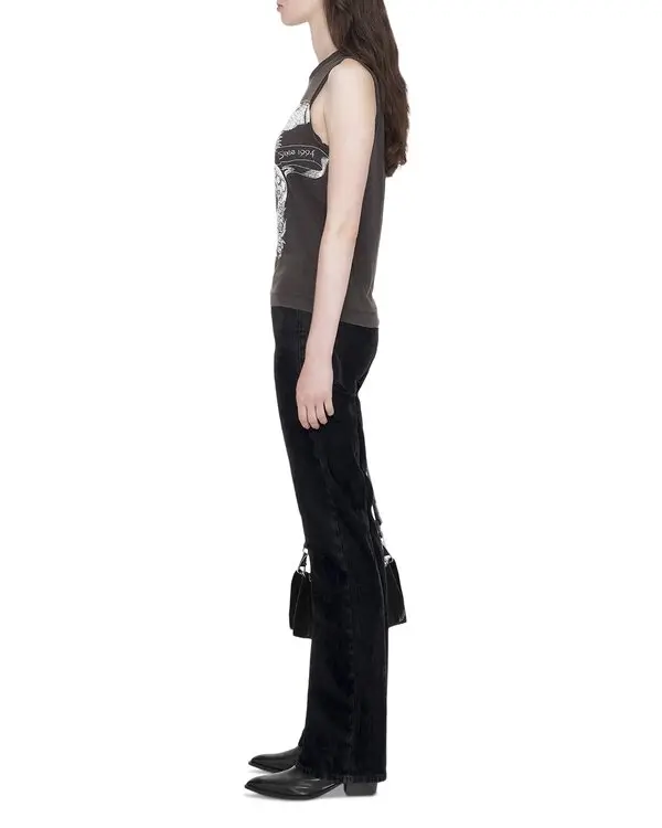 ALLSAINTS Jenny Cotton Graphic Tank Top