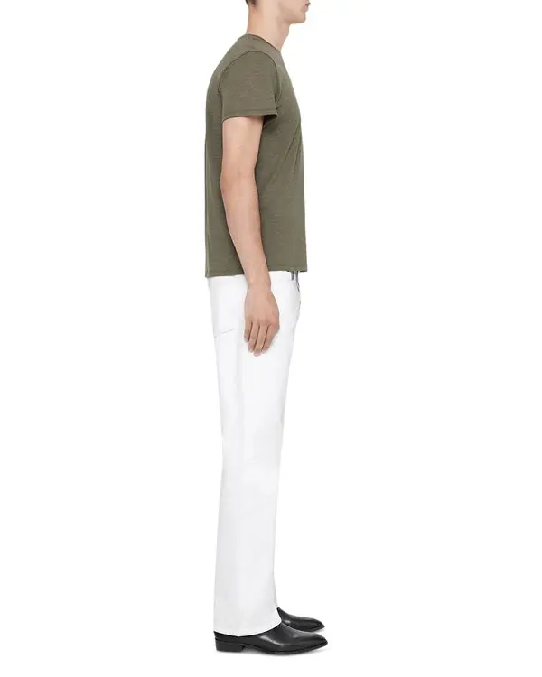 ALLSAINTS Cody Cotton Textured Crewneck T-shirt - Washed Khaki