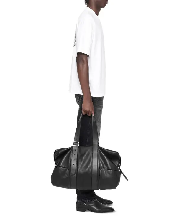ALLSAINTS Rattlesnake Battles Cotton Logo Graphic T-shirt - Optic White