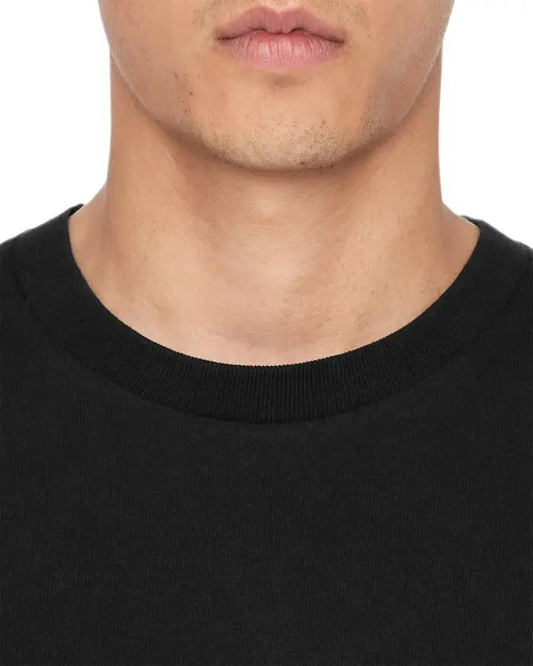 ALLSAINTS Hale Cotton Crewneck T-shirt - Washed Black