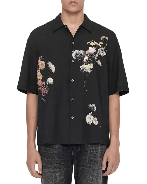 ALLSAINTS Fleur Saint Short Sleeve Shirt
