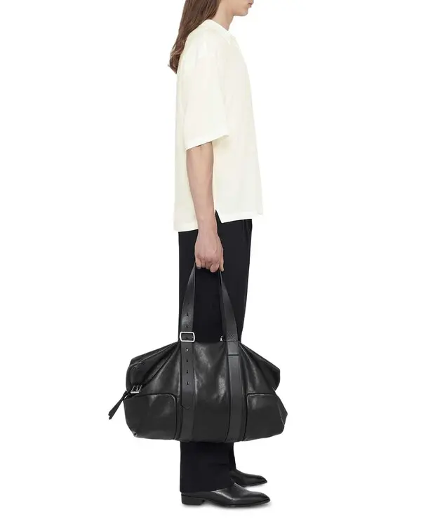 ALLSAINTS Archer Oversized Point Collar Shirt - White