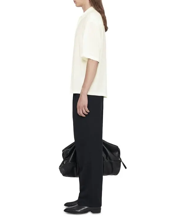 ALLSAINTS Archer Oversized Point Collar Shirt - White