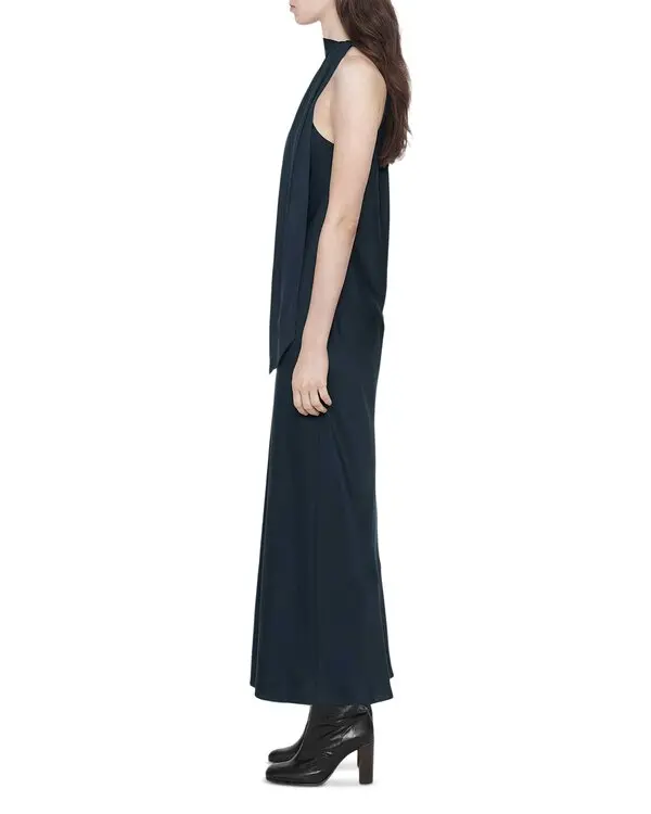 ALLSAINTS Beril Bias Cut Maxi Dress
