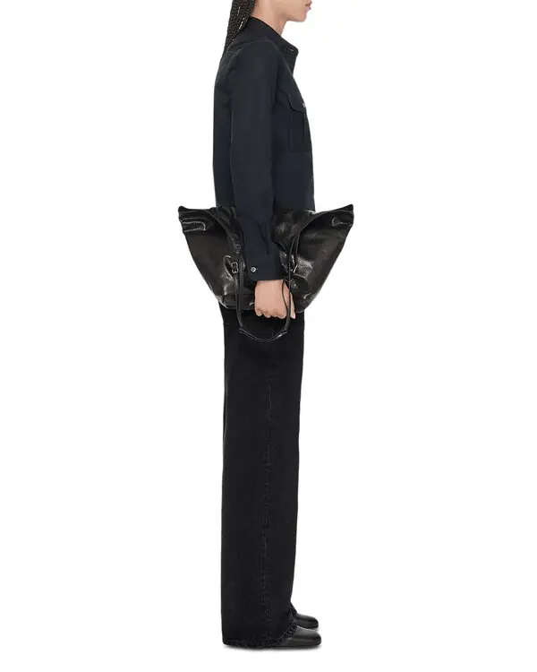 ALLSAINTS Tess Cotton Military Shirt