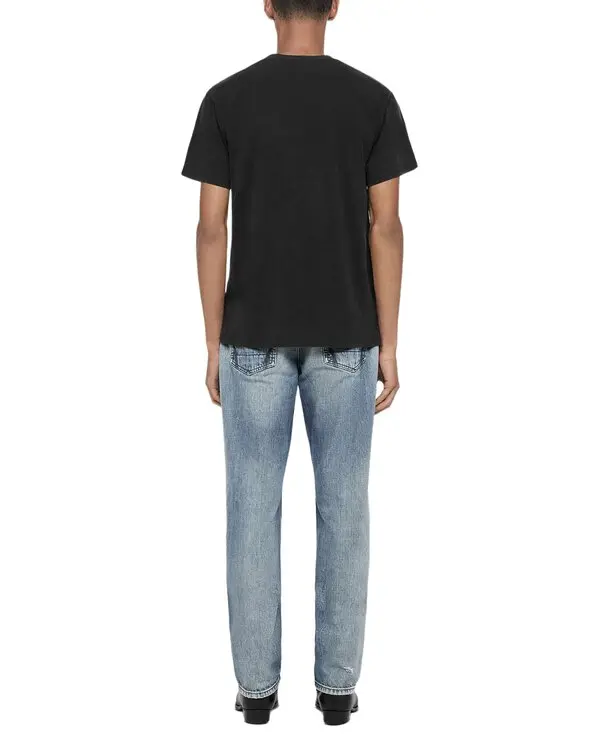 ALLSAINTS Chippy Dinners Cotton Crewneck T-shirt - Washed Black