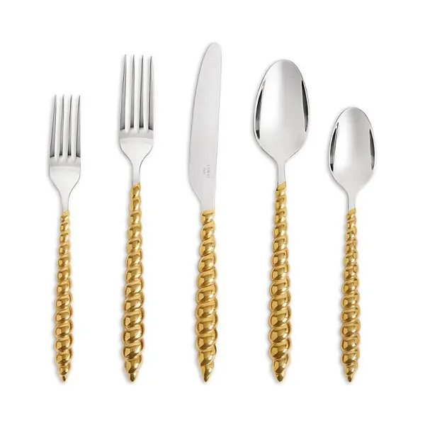 L'Objet Jessica Mccormack Shell 5-piece Flatware Set