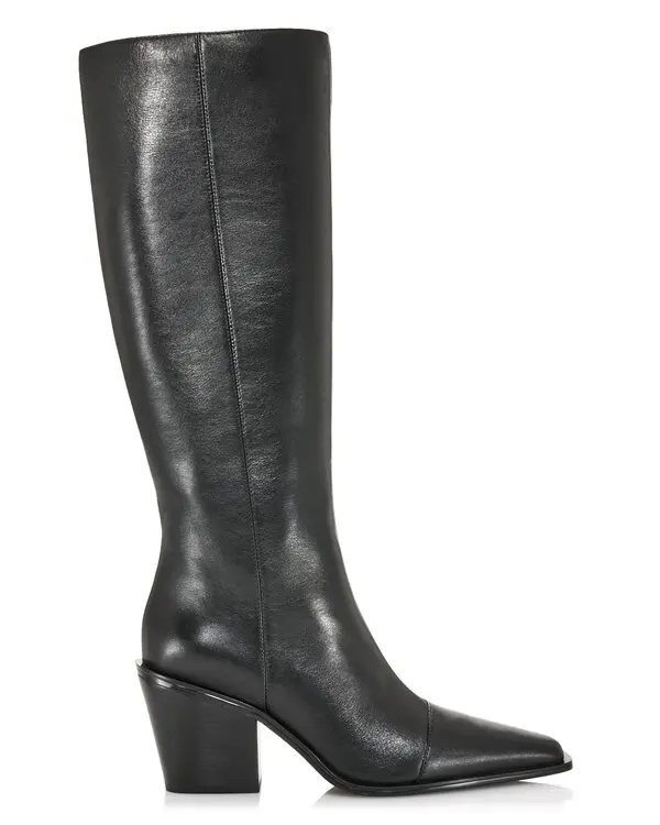 Rag & Bone Newbury Leather Knee-high Boots - Black