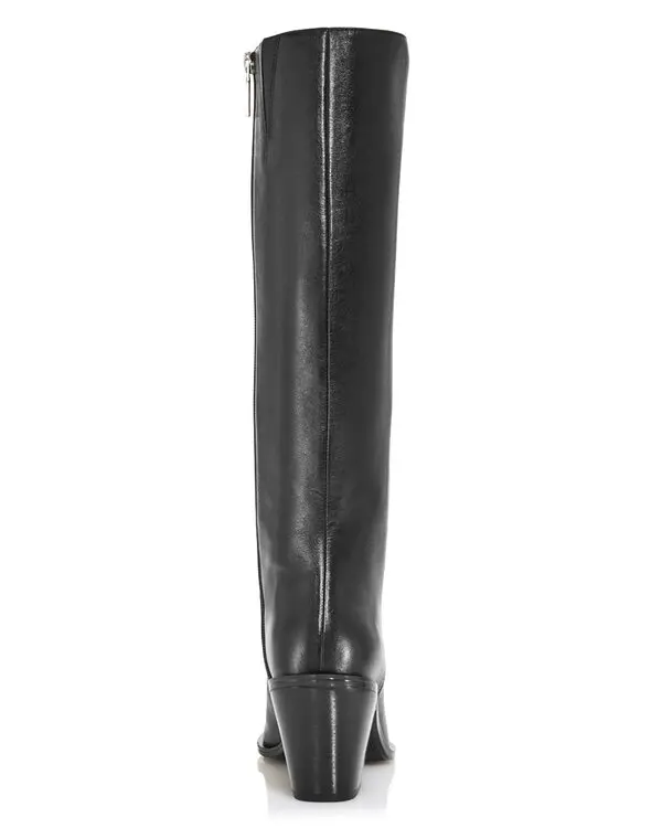 Rag & Bone Newbury Leather Knee-high Boots - Black