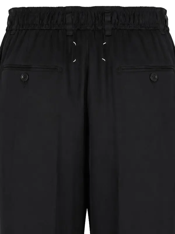 MAISON MARGIELA Pantalone In Raso Con Coulisse