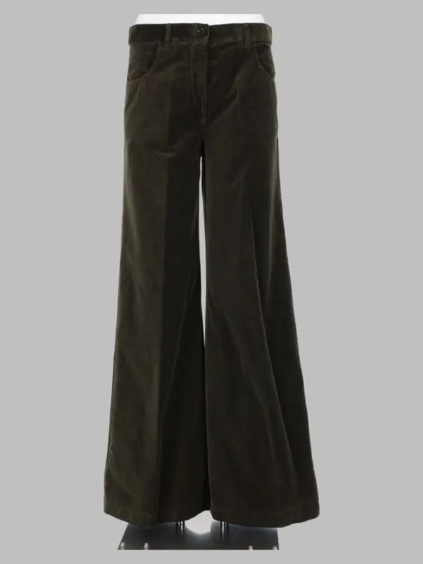 Aspesi Cotton Velvet Trousers - Green