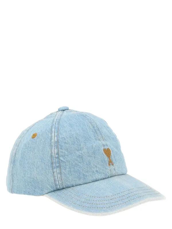 AMI Paris Cappello Da Baseball Con Logo De Caur