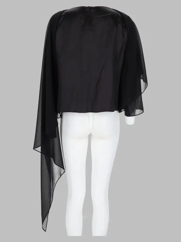 MAISON MARGIELA Asymmetrical Drape Top