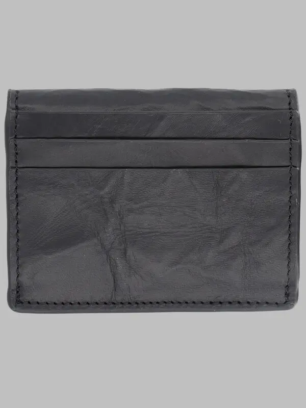 Y3 Portacarte In Pelle Con Logo