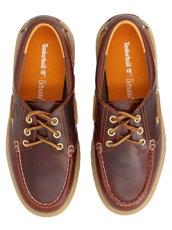 Timberland Moc Toe Lace Up Lug Sole Shoes - Bordeaux