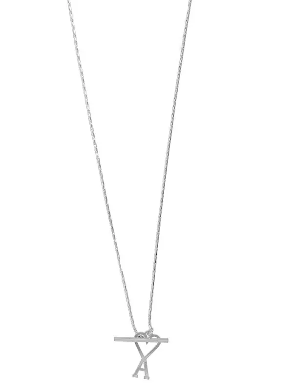 AMI Paris Collana A Catena Con Logo De Caur