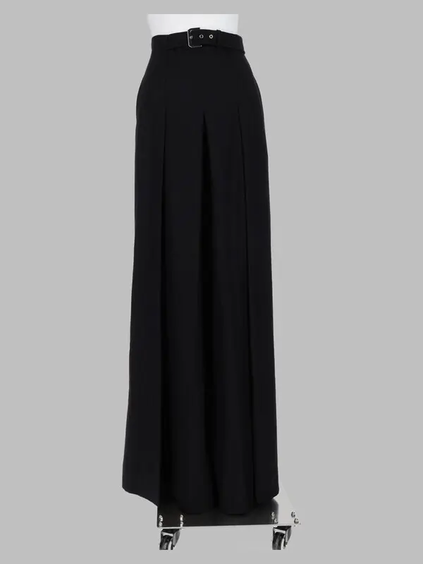 Alberta Ferretti Pantalone Ampio Con Cintura