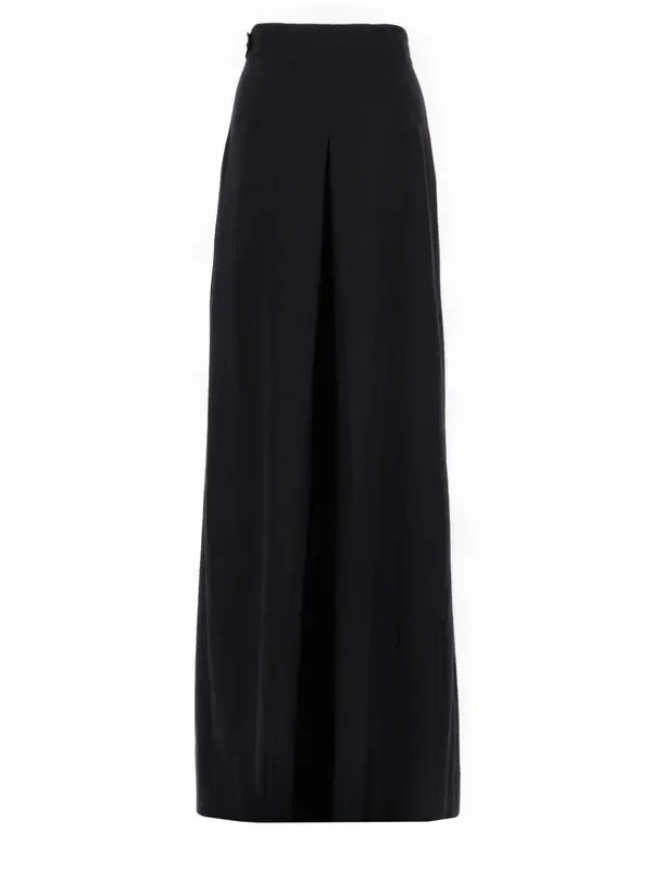 Alberta Ferretti Pantalone Ampio Con Cintura