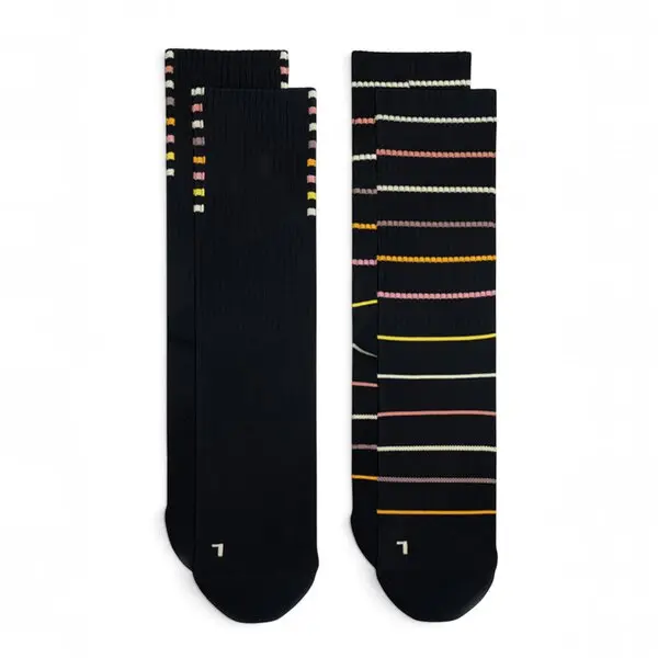 SEMIBOLD Everyday Pima Cotton Crew Socks Classic Stripe Two Pack