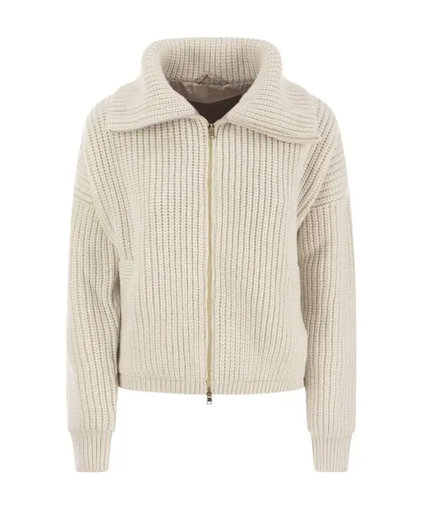 Herno Eternity Chunky-knit Zip-up Cardigan