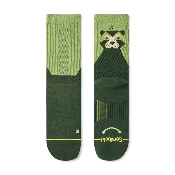 SEMIBOLD Merino Wool Hiking Crew Socks Royal Crafty Otter