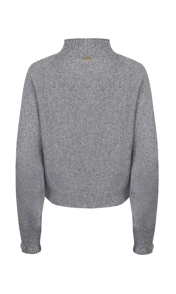 TWINSET Mock-neck Ruffled Jumper