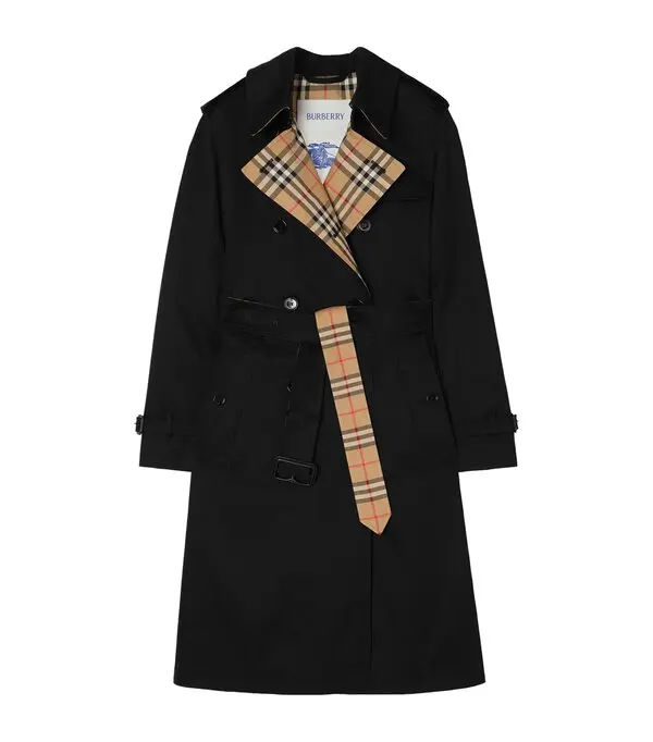 Burberry Gabardine Lakefield Long Trench Coat