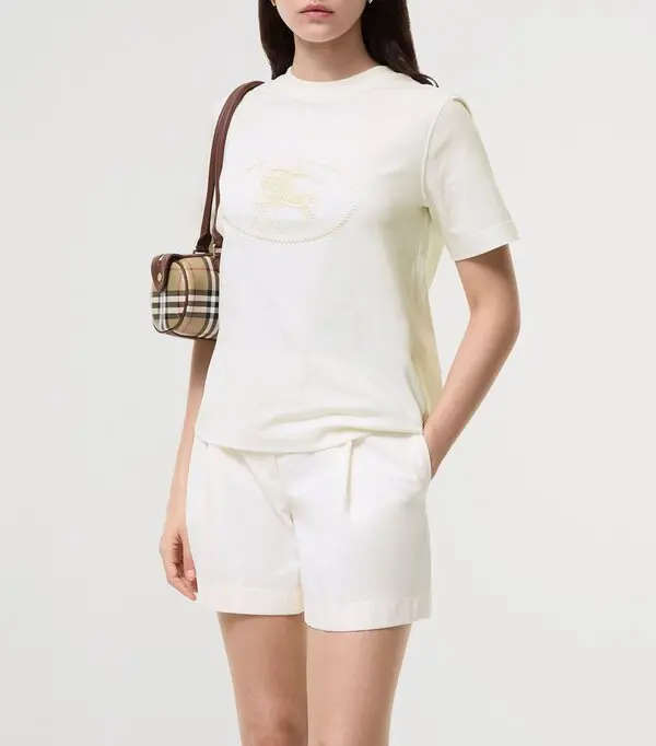 Burberry Cotton Knight Stamp T-shirt