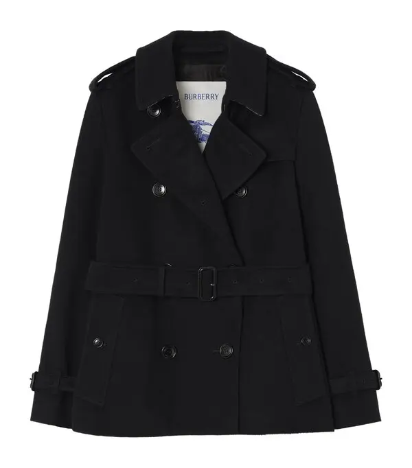 Burberry Cashmere Kensington Trench Jacket