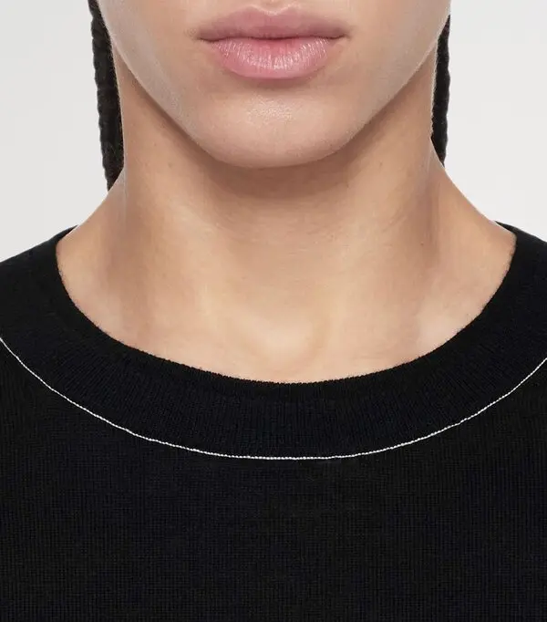 ALLSAINTS Merino Wool Asymmetric Martel Sweater