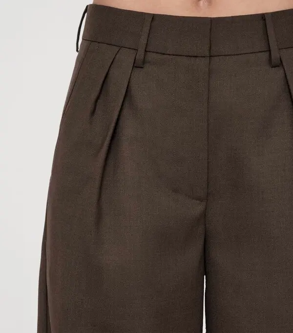 ALLSAINTS Laura Wide-leg Pleated Trousers